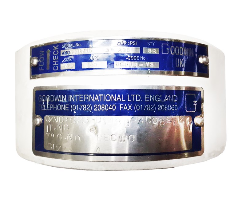 خرید و قیمت شیر یکطرفه گودوین (Goodwin Check Valve) مدل CEUUR-YE ...
