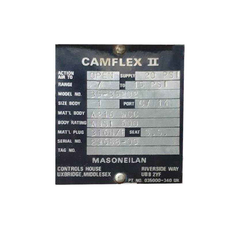 خرید و قیمت شیر کنترل ماسونیلان CAMFLEX II مدل (35202) | ابزارفایندر