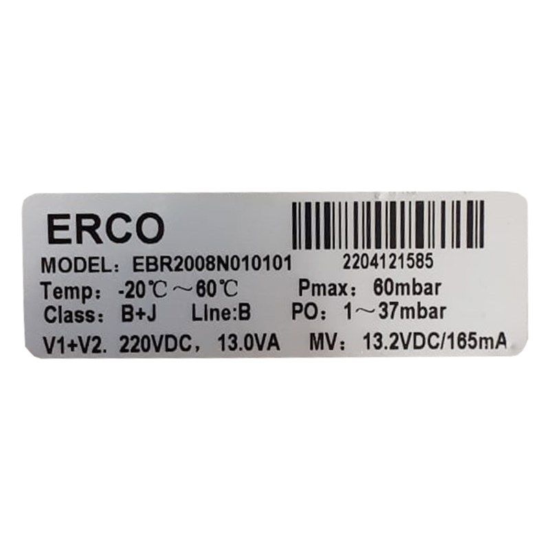 خرید و قیمت شیر گاز برقی ارکو (ERCO)مدل EBR2008N | ابزارفایندر