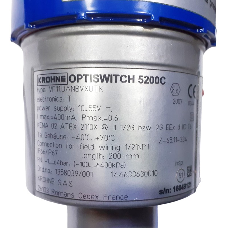 خرید و قیمت سوئیچ سطح لرزشی کرونه مدل OPTISWITCH 5200C | ابزارفایندر