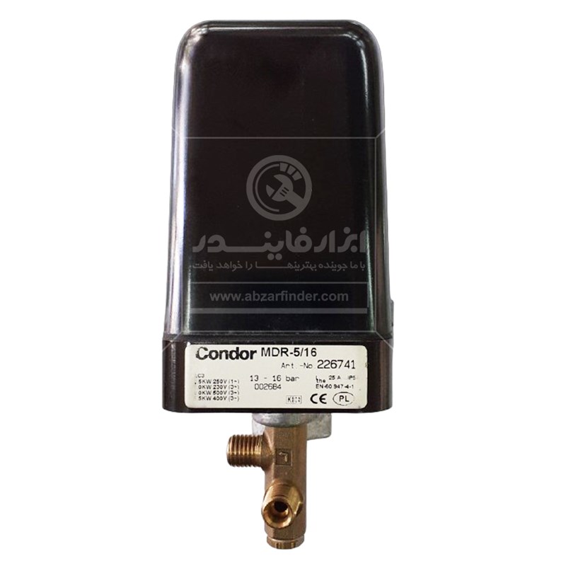 خرید و قیمت پرشر سوئیچ کندر(Condor) مدل MDR 5/16 | ابزارفایندر
